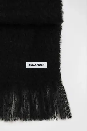 JIL SANDER Slim Wool Blend Scarf