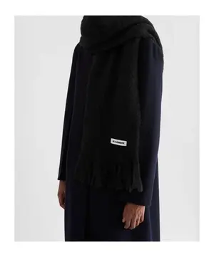 JIL SANDER Slim Wool Blend Scarf