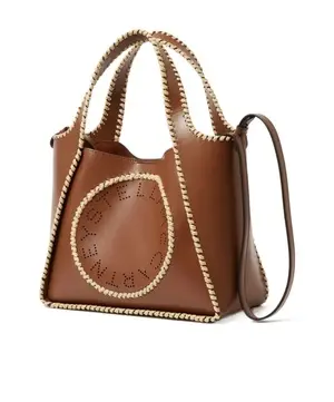 Stella McCartney Logo Crossbody Tote Bag - Tan