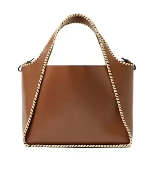 Stella McCartney Logo Crossbody Tote Bag - Tan