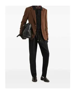 Dolce & Gabbana Wool Gabardine Jogging Trousers
