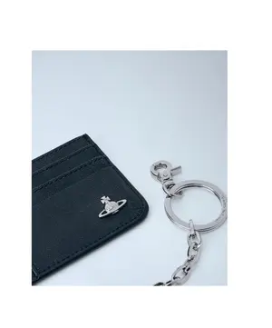 VIVIENNE WESTWOOD Chain Logo Card Holder