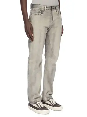 Rick Owens Fog Cut Faded-effect Jeans - Nude