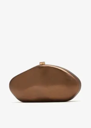 Cult Gaia Caldera Clutch - Brown