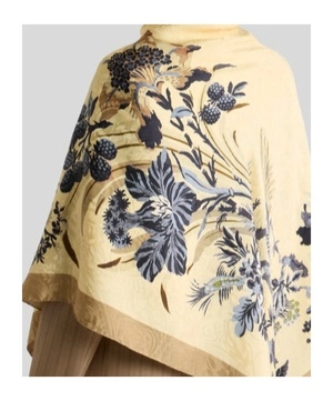 Etro Floral Jacquard Shawl