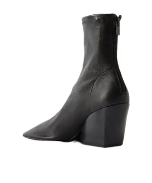 Proenza Schouler Slant Leather Ankle Boots