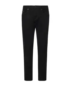 Dolce & Gabbana Casual Trousers With Belt Loops - Black