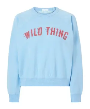 MOTHER Printed Cotton-jersey Sweatshirt