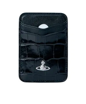 VIVIENNE WESTWOOD Magnetic Card Holder - Black