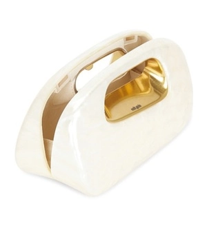 Cult Gaia Amara Clutch - Ivory