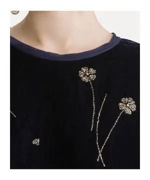 FORTE_FORTE Velvet Midi Dress