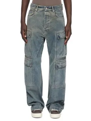 Rick Owens Belt Loop Jeans - Gray