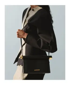 Jacquemus The Rond Carré Bag - Black