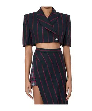 VIVIENNE WESTWOOD Single-button Cropped Jacket