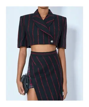 VIVIENNE WESTWOOD Single-button Cropped Jacket
