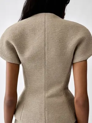 Jacquemus The Ovalo Short-sleeve Jacket