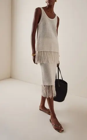 ZULU & ZEPHYR Exclusive Crochet Knit Tank Top