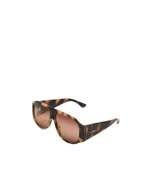 Chloé Izia Sunglasses - Havana/bronze
