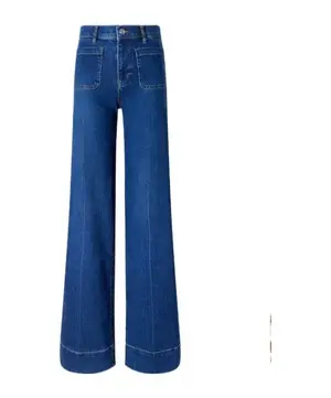 FRAME High-waisted Straight-leg Jeans