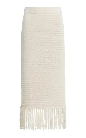 ZULU & ZEPHYR Exclusive Crochet Maxi Skirt