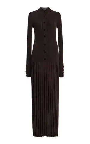 Cara Cara Easton Wool Maxi Dress - Brown