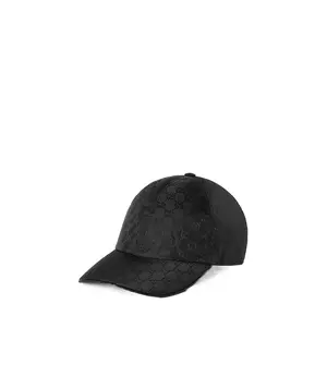 Gucci Gg Nylon Baseball Hat - Black