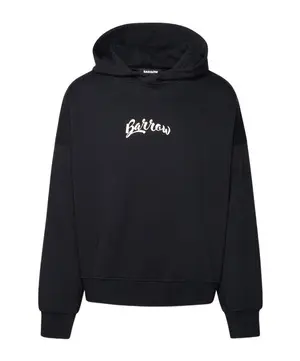 BARROW Logo-print Drop Shoulder Hoodie