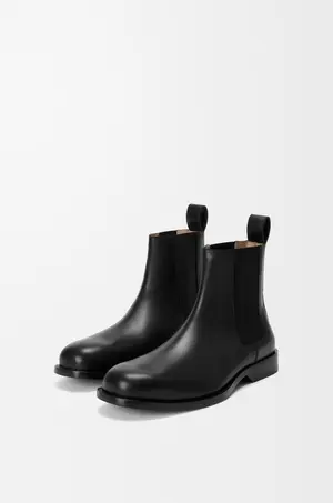 Loewe Bobine Chelsea Boots In Shiny Calfskin