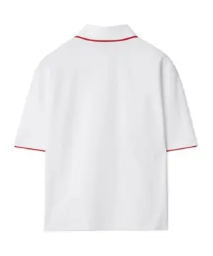 Burberry Polo Shirt With Lapel Short Sleeve