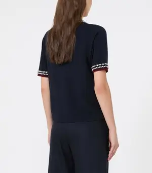 Max Mara Cotton Braid-detail Sweater