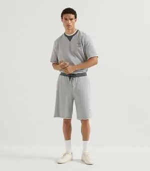 Brunello Cucinelli Cotton Track Bermuda Shorts