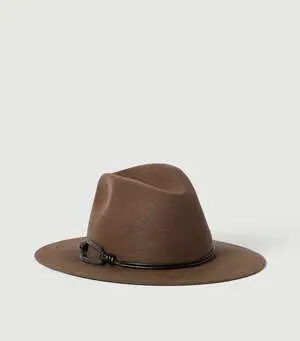 Brunello Cucinelli Monili Detail Felt Fedora