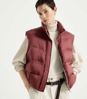 Brunello Cucinelli Water-resistant Monili-detail Gilet