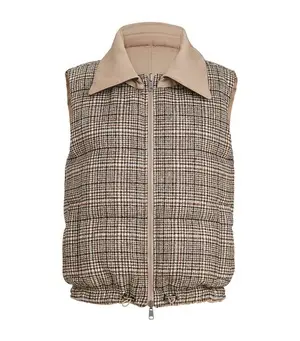 Brunello Cucinelli Cotton-linen Reversible Gilet