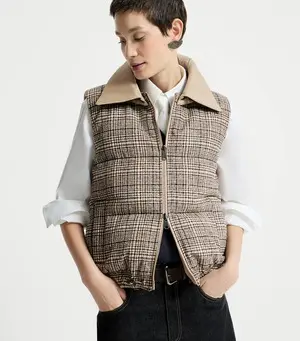 Brunello Cucinelli Cotton-linen Reversible Gilet