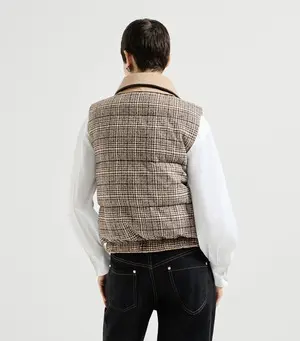 Brunello Cucinelli Cotton-linen Reversible Gilet