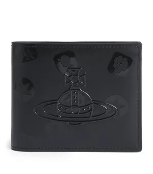 VIVIENNE WESTWOOD Leather Logo Wallet - Black
