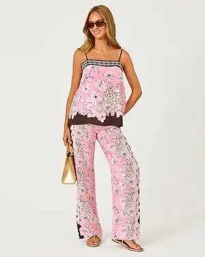 Lilly Pulitzer® Vianna Silk Palazzo Pant - Coco Beach