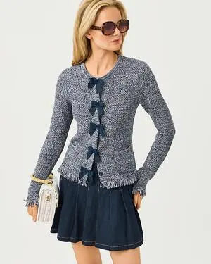 Lilly Pulitzer® Jayci Denim Mini Skirt - Dark Wash