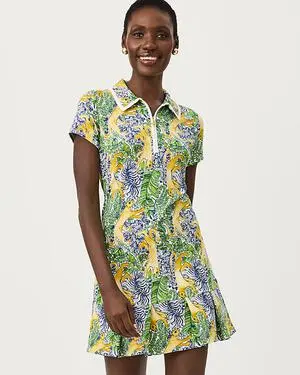 Lilly Pulitzer® Upf 50+ Luxletic Cayo Costa Pleated Dress, Moisture Wicking - Multicolor