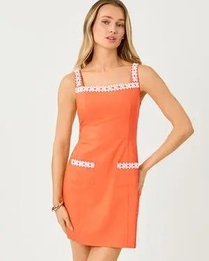 Lilly Pulitzer® Isleen Skirted Romper - Sunset Orange