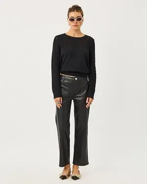 Lilly Pulitzer® Harleen High Rise Coated Crop Straight Fit Jean