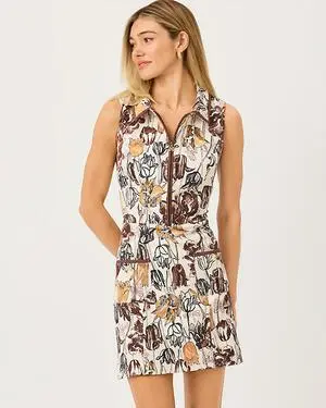 Lilly Pulitzer® Upf 50+ Luxletic Catarina Dress In Contrast Framing - Coconut
