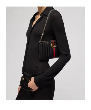 Gucci Gg Marmont Pouch With Strap