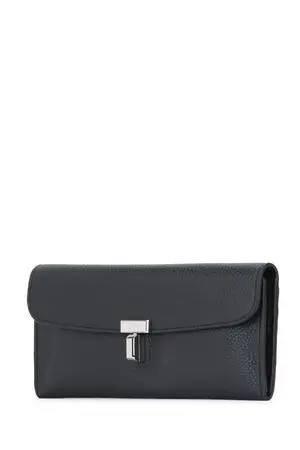 TOTEME T-lock Long Wallet - Black