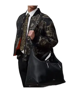 Dior Bolt Weekender Shoulder Bag - Black