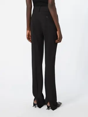 Sportmax Slim Straight Pants - Black