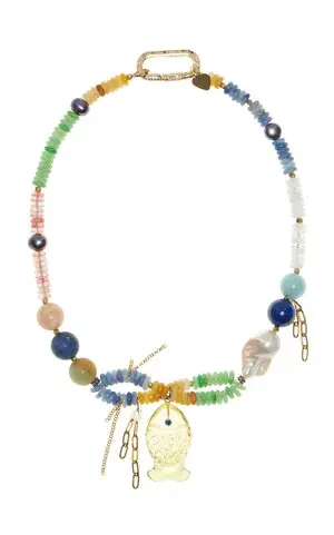 JOIE DIGIOVANNI Ocean Glow -stone Necklace - Multi