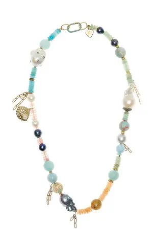 JOIE DIGIOVANNI Tropical Beach -stone Necklace - Multi