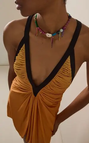 JOIE DIGIOVANNI Rainbow -stone Choker